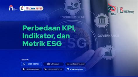 Perbedaan Kpi Indikator Dan Metrik Esg Rwi Consulting
