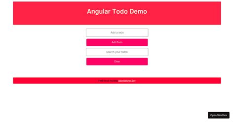 Angular Codesandbox