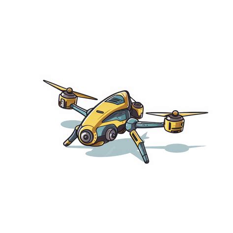Premium Ai Image 2d Drone Sprite In Comic Style