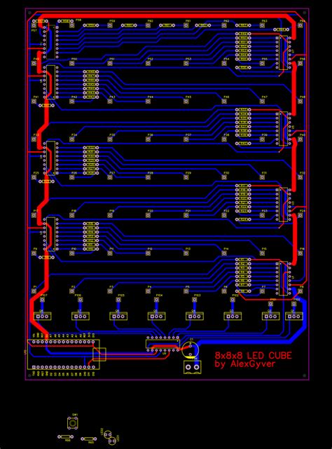 LED Cube My Schematic OSHWLab
