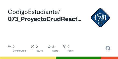 GitHub CodigoEstudiante 073 ProyectoCrudReactjsCore
