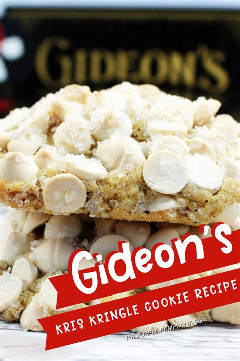 Disney Gideons Kris Kringle Cookie Copycat Recipe