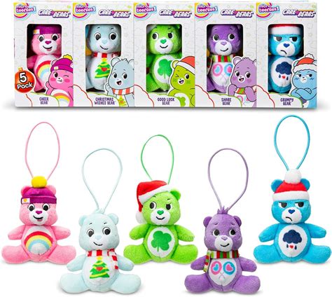 Care Bears Micro Teenies Holiday Paquete De 5 Cajas Del Tesoro