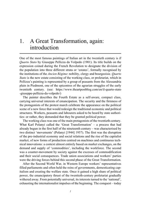Pdf A Great Transformation Again Introduction