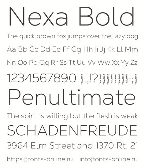 Nexa Bold Font