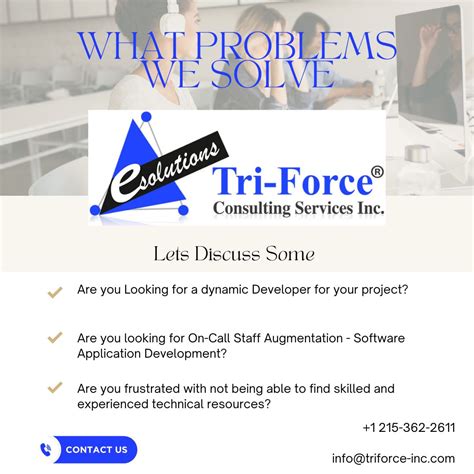 Tri Force Consulting Services Inc On Linkedin Triforceconsulting Troubleshooting Technology
