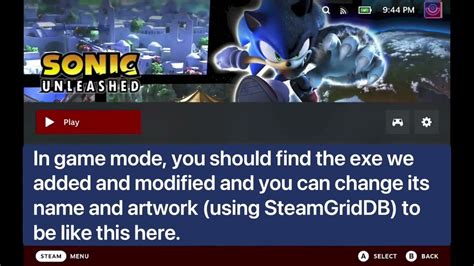 How To Install Sonic Unleashed On The Steam Deck Youtube