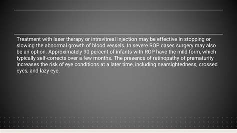 Identifying And Treating Retinopathy Of Prematurity In Infants Ppt