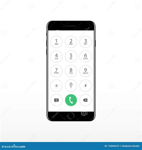 Keypad For On Smartphone Keyboard Template In Smartphone Keypad For A Touchscreen Device