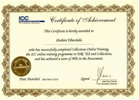 Icc Certificates Pdf