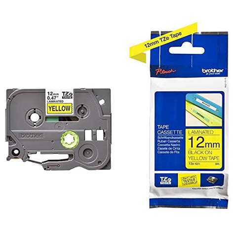 Brother Mm Black On Yellow Laminated Tape Tze Jomla Ae