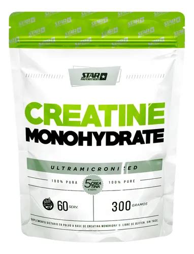 Creatina Monohidratada Star Nutrition 300 Gr doypack Envío gratis