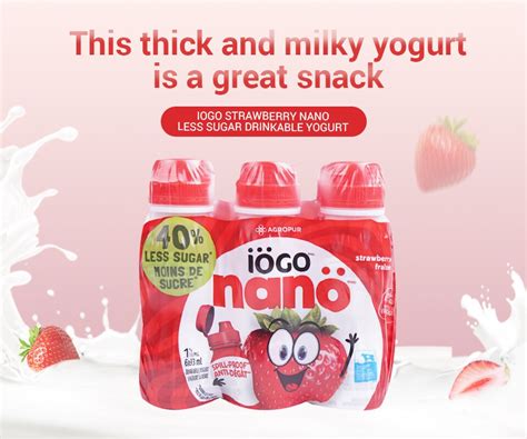 Iogo Strawberry Nano Drinkable 93Mlx6 T T Supermarket