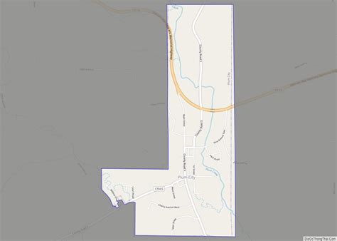 Map Of Plum City Village