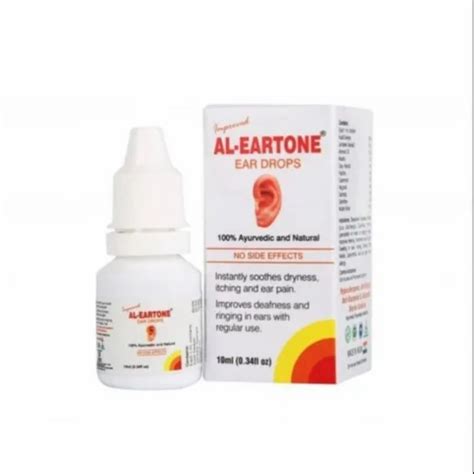 Al Eartone Ear Drops Packaging Size 10 Ml Packaging Type Bottle At