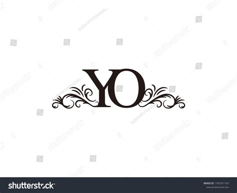 Vintage Initial Letter Logo Yo Couple Stock Vector Royalty Free 1185351103 Shutterstock