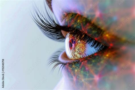 Human Cyborg Ai Eye Color Vision Deficiency Aid Eye Epi Lasik Optic