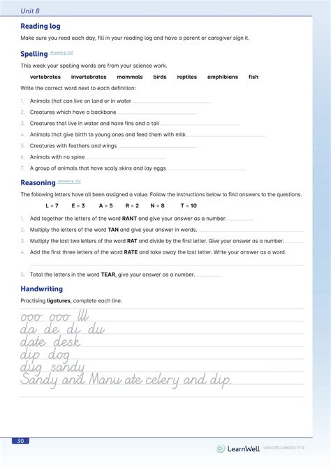 Learnwell Year 7 Homework Start Right Workbook School Depot Nz