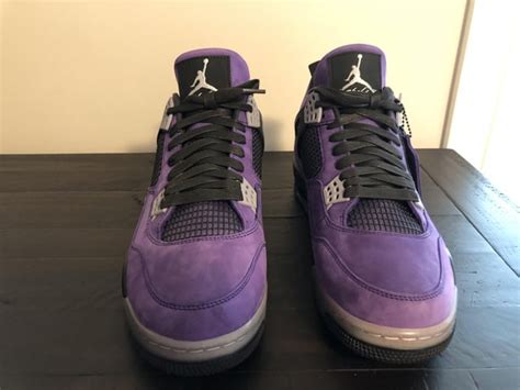 Jordan 4 Fandf Travis Scott Purple And Jordan 4 ‘11lab4 Black From