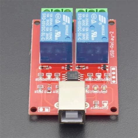 2 Channel 5V Relay Module USB Control Switch Computer Control Switch PC