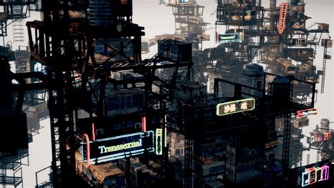 Future Container Slums Shop Assets 3d