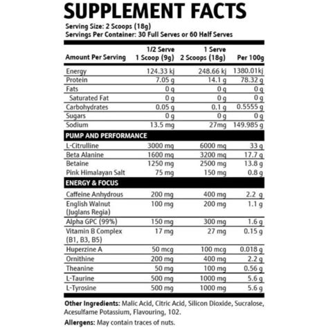Villain Pre Workout Krupt Supps Muscle Maker Supplements