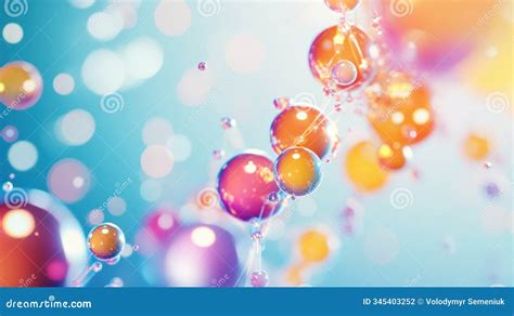 Vibrant Visualization Of A Catalytic Reaction With Glowing Spheres And
