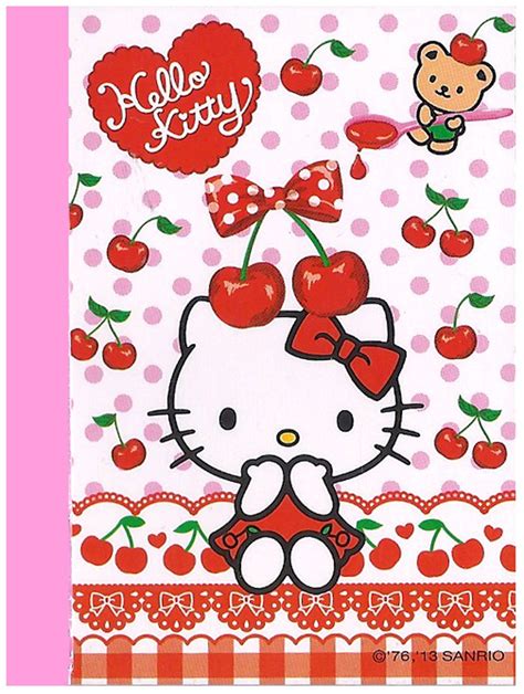 Sanrio Hello Kitty Cherries Mini Memo Pad