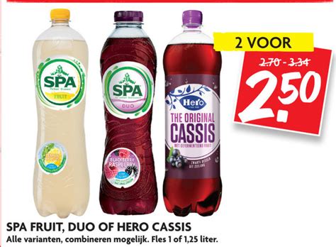 Hero Fruitdrank Frisdrank Folder Aanbieding Bij Dekamarkt Details