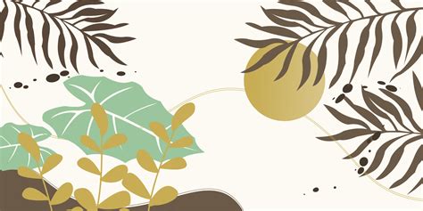 Brown Color Aesthetic Wallpaper Design With Floral Pattern Wall Decoration For Home Interior