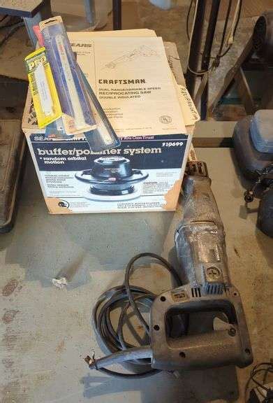 Craftsman Bufferpolisher System With Random Orbital Motion Model 910699 And Craftsman Dual