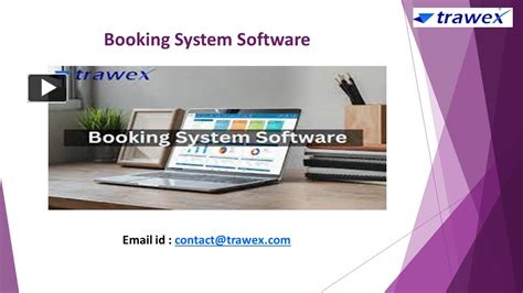 Booking System Software Presentation Free To Download