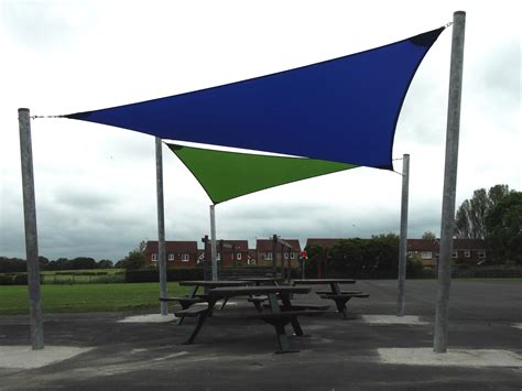 Bothal Middle School Second Shade Sail Array Able Canopies
