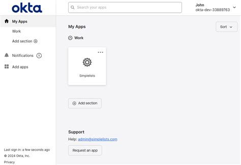 Configuring Okta For Simplelists Saml2 Authentication Simplelists