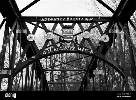 The Andresey Bridge Over The River Trent Burton Upon Trent Town