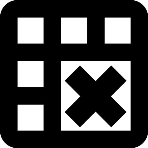 Table Split Cells Vector Svg Icon Svg Repo