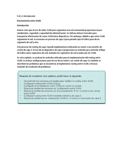 Enrutamiento Entre Vlan Pdf