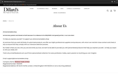 Review Dillardsexclusiveshop Scam Or Genuine