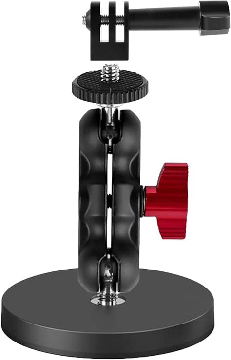 Usmallbee Soporte Magnético De Cámara Para Gopro Base Magnética De Montaje Con Brazo De Doble