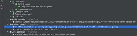 Android Studio Warning Innerclass Annotations Are Missing