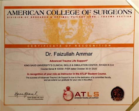 Dr Faidh S On Linkedin Teaching Atls