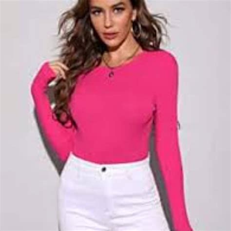Naked Wardrobe Tops New Naked Wardrobe Pink One Piece Bodysuit Cut