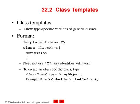 C Templates Online Presentation