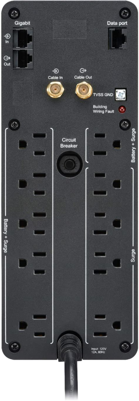 APC Back UPS Pro 1500VA Tower 120V 10 NEMA 5 15R Outlets LCD 1