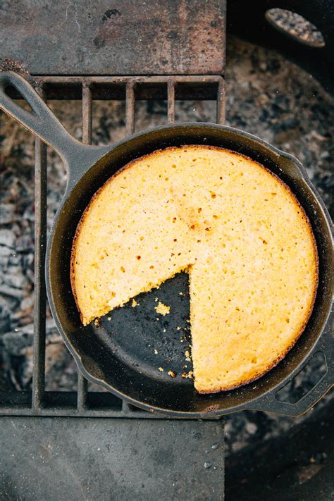 Cooking Corn Bread With Corn Grits Pork Rinds Add A Crispy