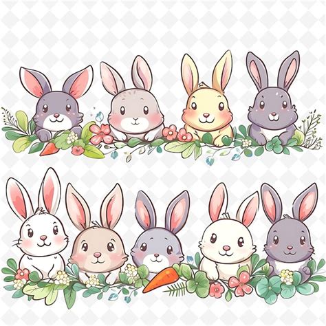 Página 2 Psd De Lindos Dibujos Conejos Colorear 400 Plantillas Psd