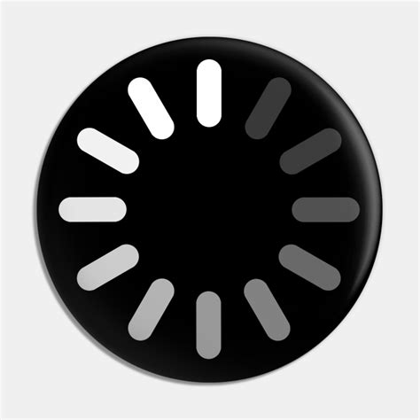 Throbber Loading Icon Loading Icon Pin TeePublic