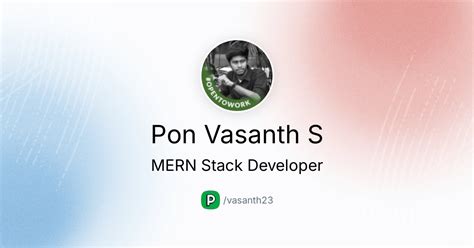Pon Vasanth S • Peerlist