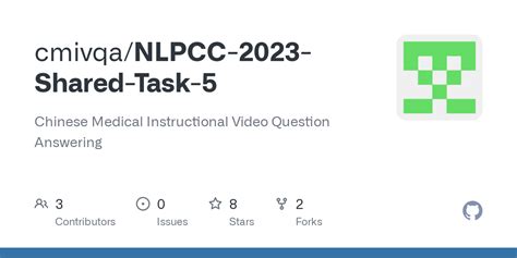 GitHub Cmivqa NLPCC 2023 Shared Task 5 Chinese Medical Instructional