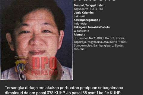 Pasutri Di Yogyakarta Jadi Dpo Kasus Penipuan Pembangunan Apartemen